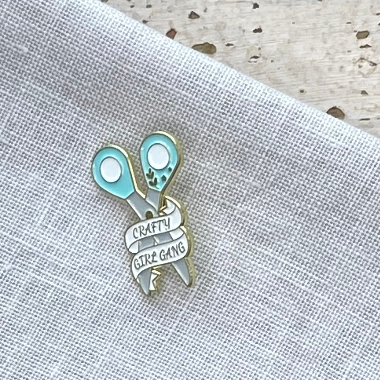 Crafty Girl Gang Badge – West Green Loft Yarns